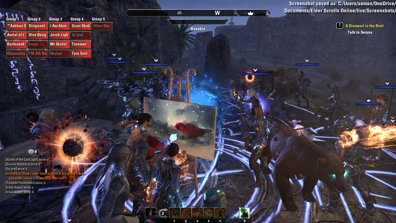 Why didn't I get booted from this group? Y'all are too nice. — Elder Scrolls Online